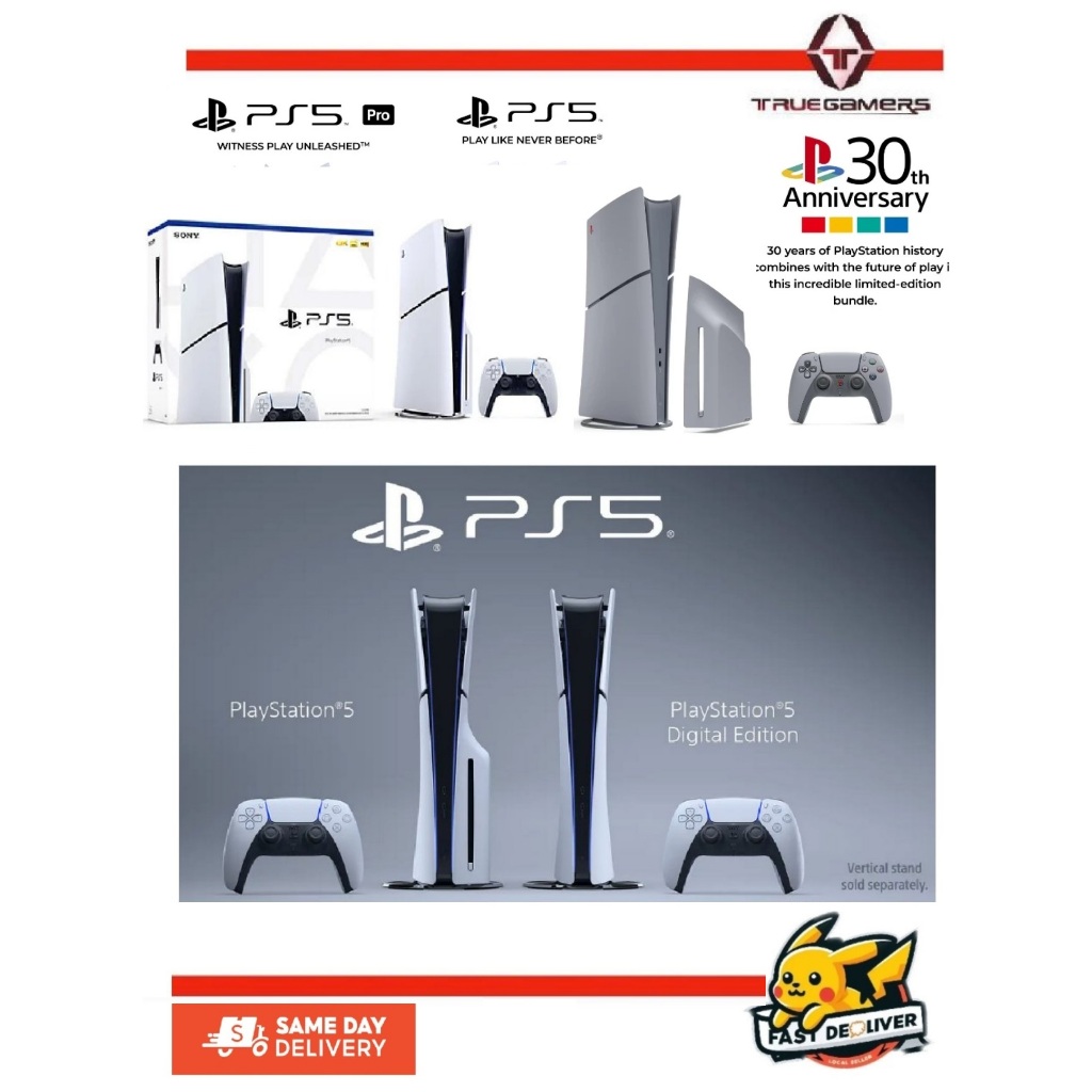 Playstation 5 PS5 Slim Console PS5 PRO 2TB / PS5 Slim 1TB Disc ...