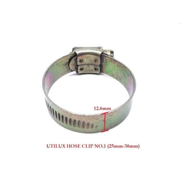 [READY STOCK] UTILUX STEEL HOSE CLIP NO.1 (25mm-35mm) | Shopee Malaysia