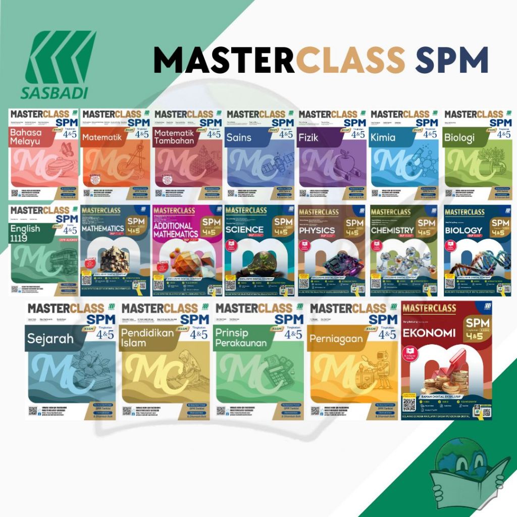 Buku Rujukan MasterClass SPM 2025 Form 4.5 BM/Eng/Mate/Mate.T/Sains ...