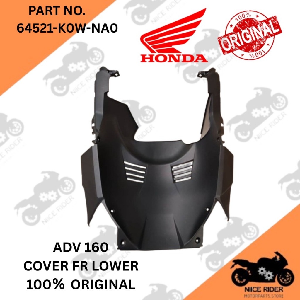 Honda ADV 160 front inner lower cover fender 100% original 64521-K0W ...