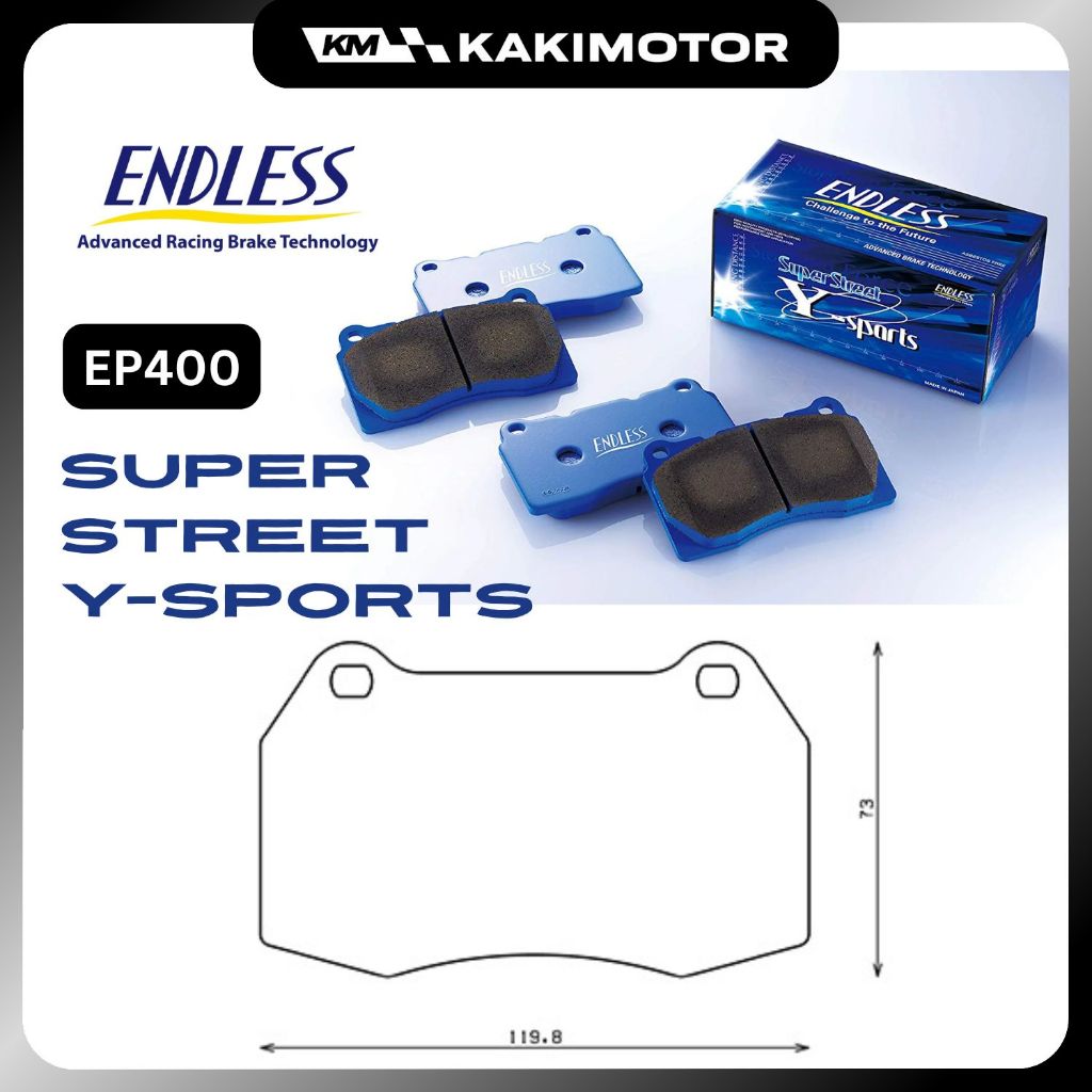 Nissan Fairlady Z Z33 / Honda Integra DC5 BREMBO - Endless Super Street Y Sports Brake Pad ...