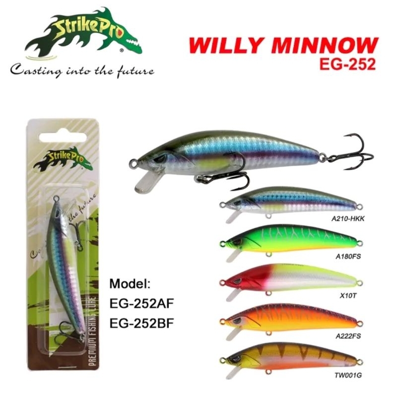 GEWANG PANCING JENAMA STRIKE PRO LURE - EG-252AF (7cm/8.14g) FISHING ...