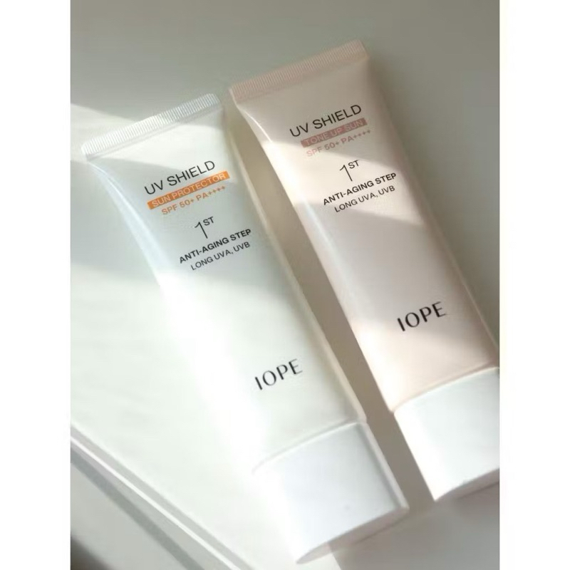 Iope UV Shield Sun Protector SPF50+PA++++ travel size 2type Iope Tone up Sun 10ml Iope防晒2款中样10ml ...
