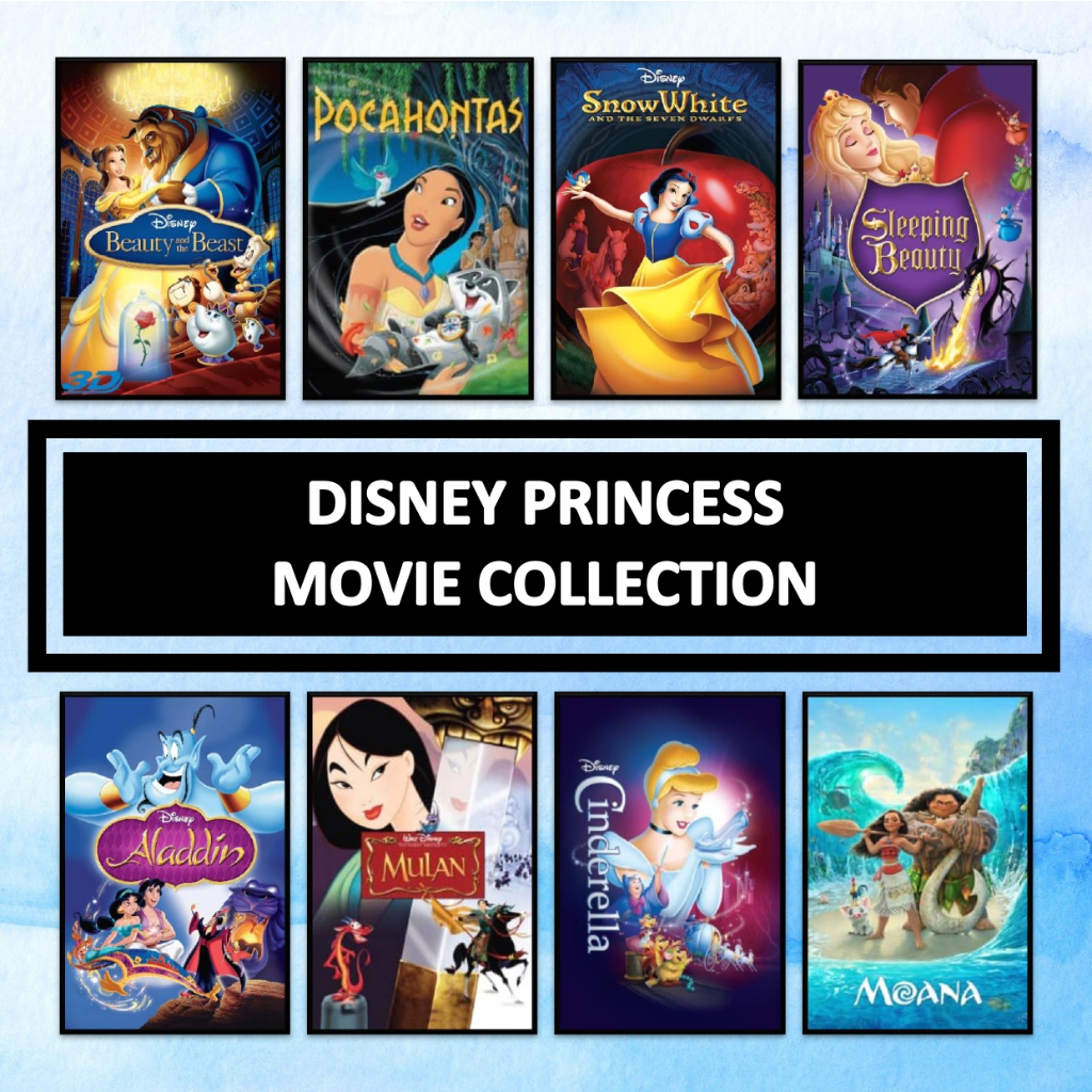 CARTOON | DISNEY PRINCESS ANIMATION COLLECTION | PENDRIVE MOVIE ...