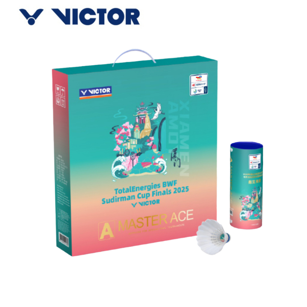 VICTOR X SUDIRMAN CUP FINALS 2025 Master Ace Badminton Shuttlecocks SC ...