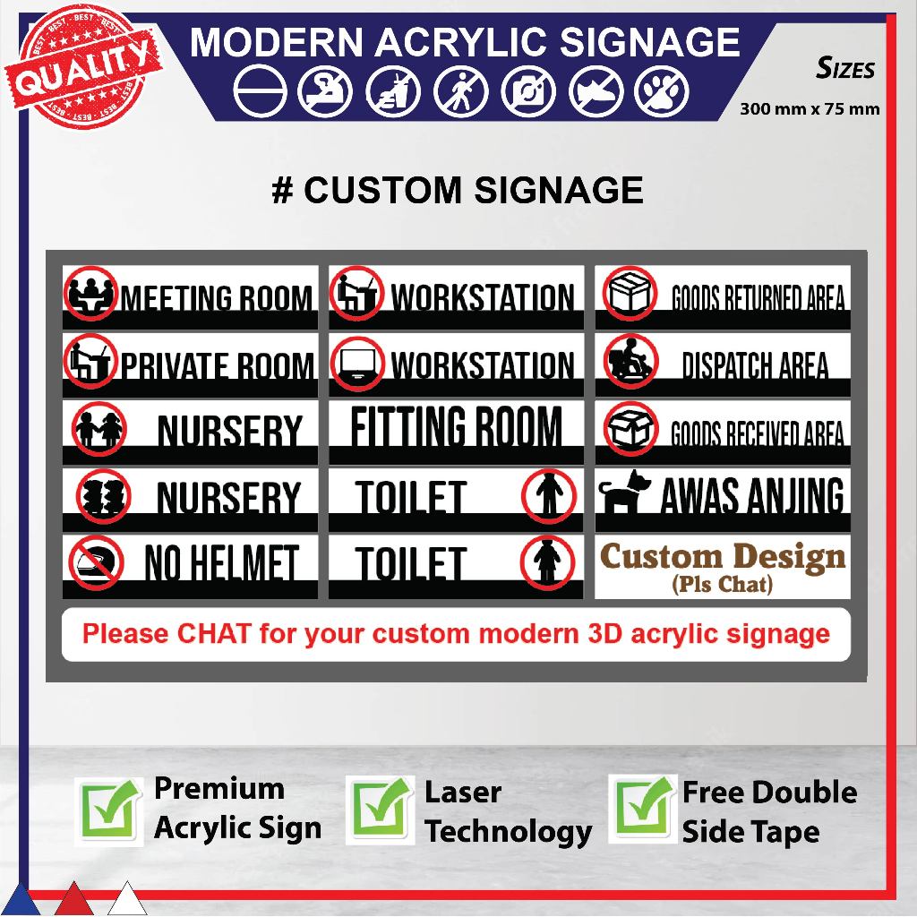 Custom Laser Cutting Acrylic Service, Perkhidmatan Custom Akrilik ...