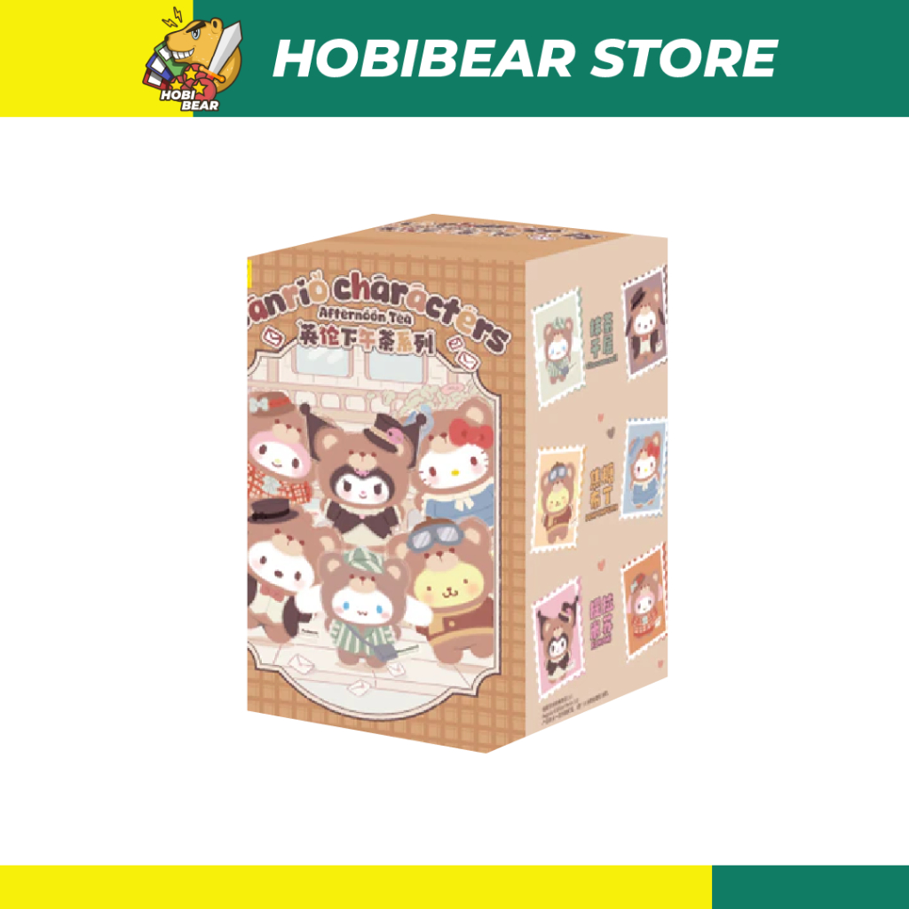 TOPTOY Sanrio 2nd Gen England Afternoon Tea Series Vinyl Plush Doll Blind Box 正版三丽鸥家族英伦下午茶系列毛绒盲盒 ...