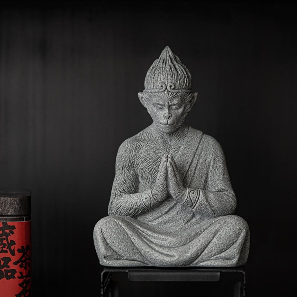 AQUARIUM DECORATION - MONKEY KING PRAYING - 严肃版 孙悟空 | Shopee Malaysia