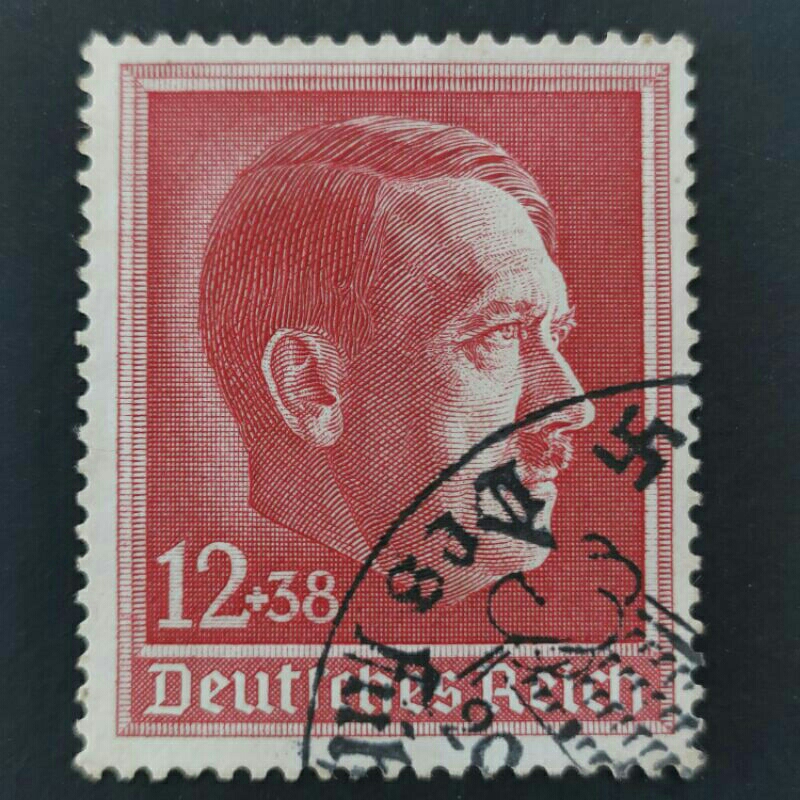 1938 Stamp Germany-Unique Used.Stamp-12+38 pfening 49th Birthday Of ...