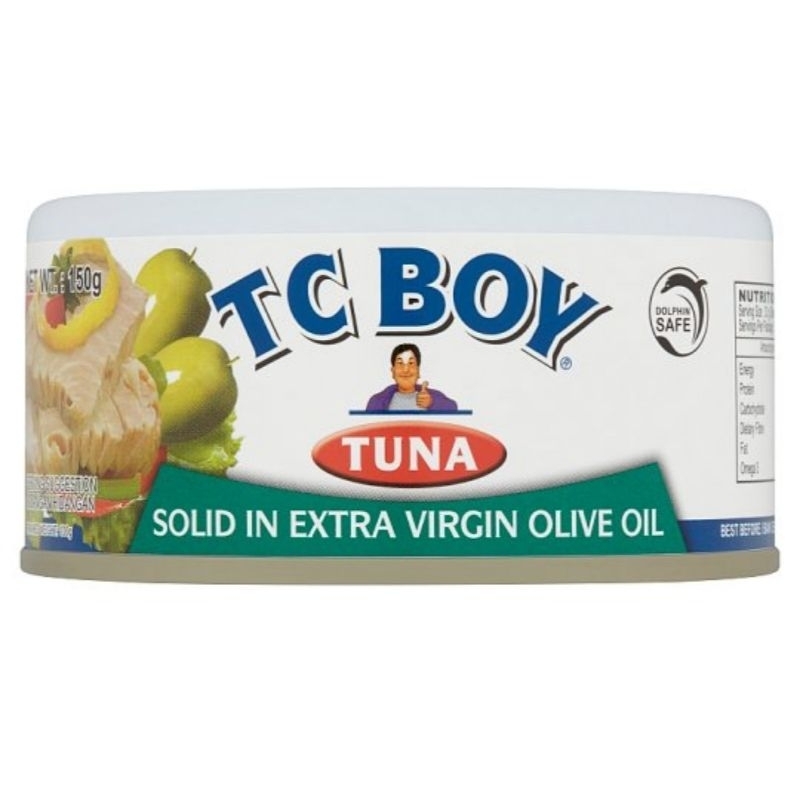TC BOY Halal Tuna Solid in Xtra Virgin Olive Oil 150g | Shopee Malaysia