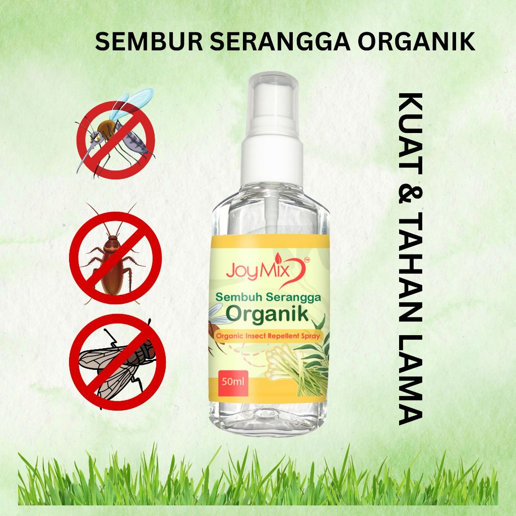 Joymix Insect Repellent Organic Sembur Serangga Organik 50ml | Shopee ...