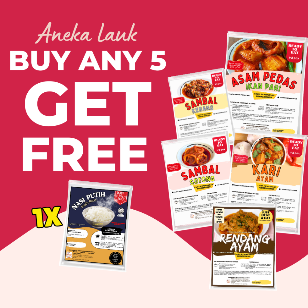 Chef Zam LAUK READY TO EAT Instant food travel pack UMRAH HAJI | Shopee ...