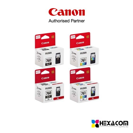Canon Pixma TS5370 Cartridge - Black/Color PG-760/PG-760XL/CL-761/CL ...