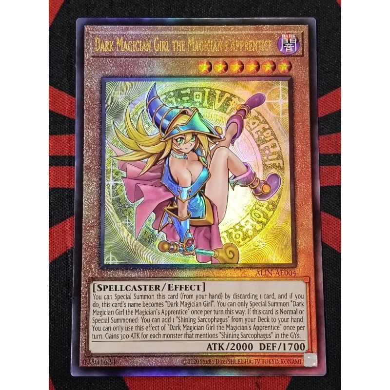 YUGIOH KONAMI ALIN-AE004 Dark Magician Girl the Magician's Apprentice (UR/UTR/SCR) | Shopee Malaysia