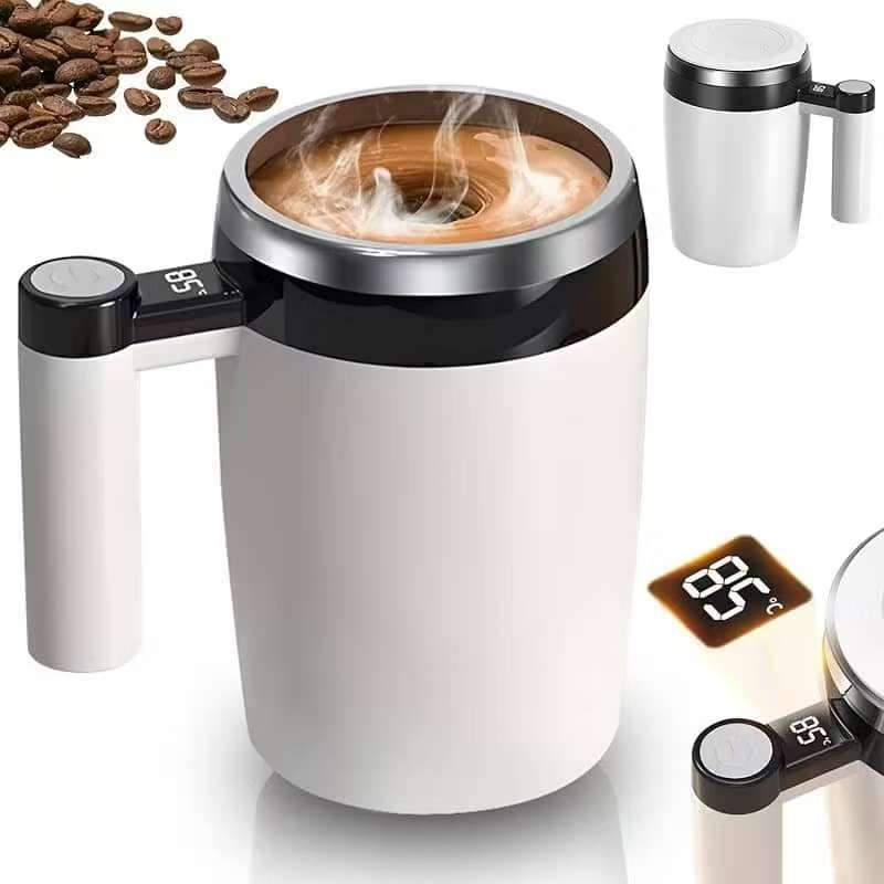 HQ-116 Magnetic Stirring Cup 304 Stainless Steel 400ml Rechargeable ...