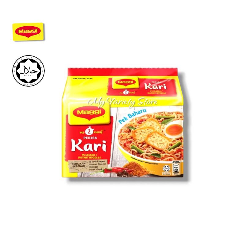 Maggi Kari 5 Pek x 79g Instant Noodles Maggi Perisa Kari | Shopee Malaysia
