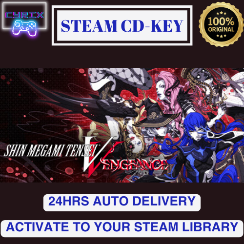 Shin Megami Tensei V: Vengeance [Auto delivery] (PC) Steam CD-Key Original Game | Shopee Malaysia