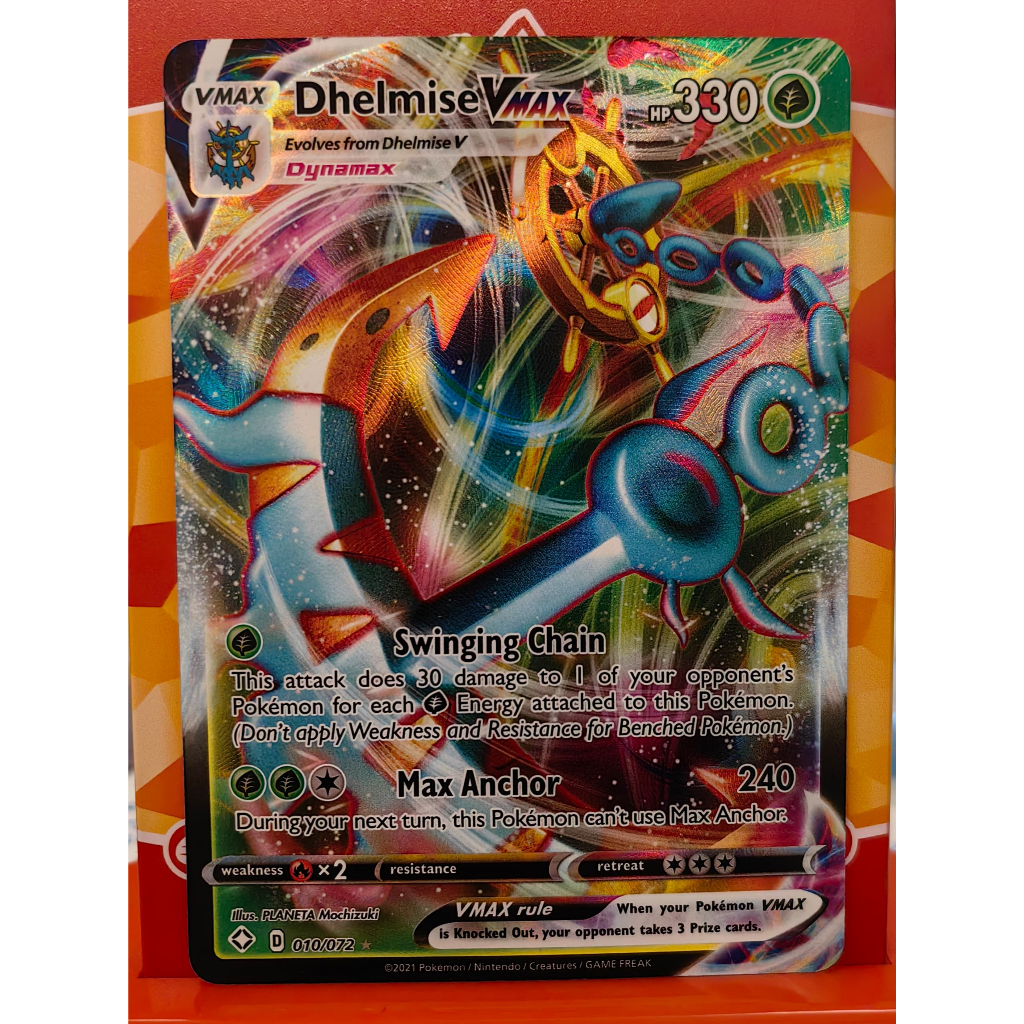 Dhelmise VMAX 010/072 / Ultra Rare - Shining Fates (SHF) | Shopee Malaysia