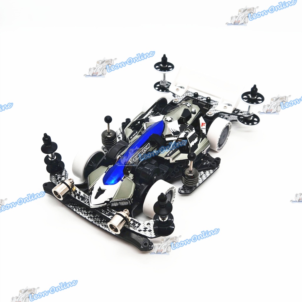 Tamiya Mini 4WD Mach Frame Black Metallic FMA Chassis Custom Modified ...