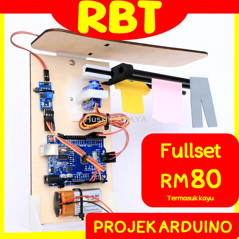 Projek RBT STEM Ampaian Automatik | Penyidai Baju Automatik | Projek ...