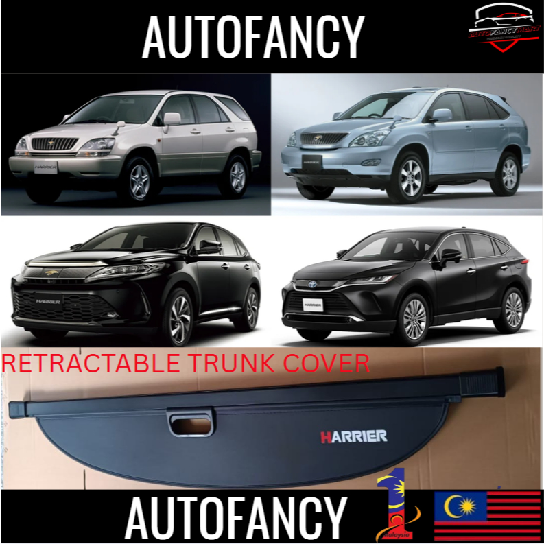 TOYOTA HARRIER XU30 XU60 XU80 TRUNK TONNEAU REAR BOOT COVER RETRACTABLE ...
