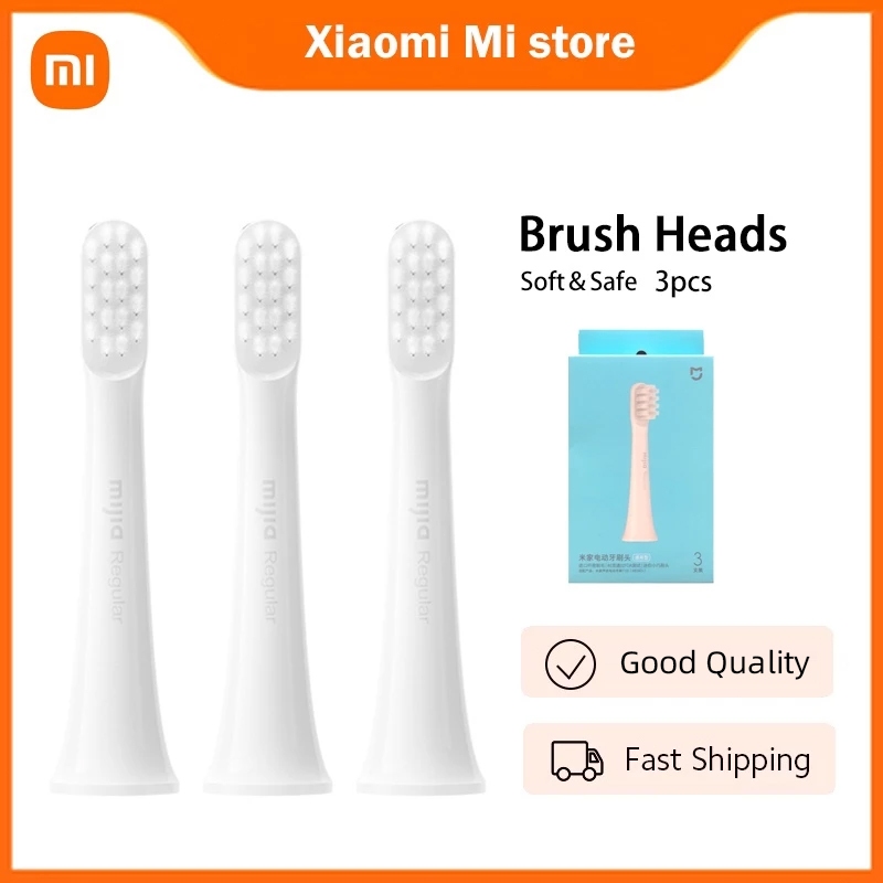 XIAOMI T100/T200/T300 Toothbrush Head 3pcs Sonic Electric Whitening Replacment Heads Clean ...