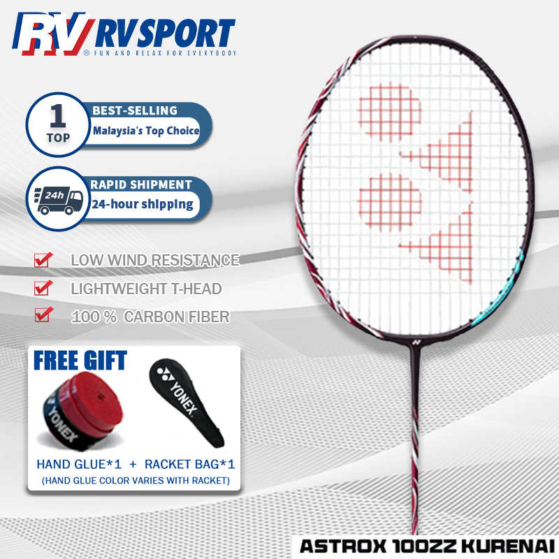 【Official National Team】YONEX ASTROX 100ZZ Kurenai Badminton Racket Full Carbon 26-30Lbs Free ...