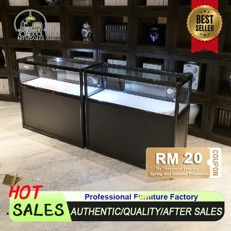 Glass Counter Display Cabinet Jewelry Transparent Jewelry Cabinet ...