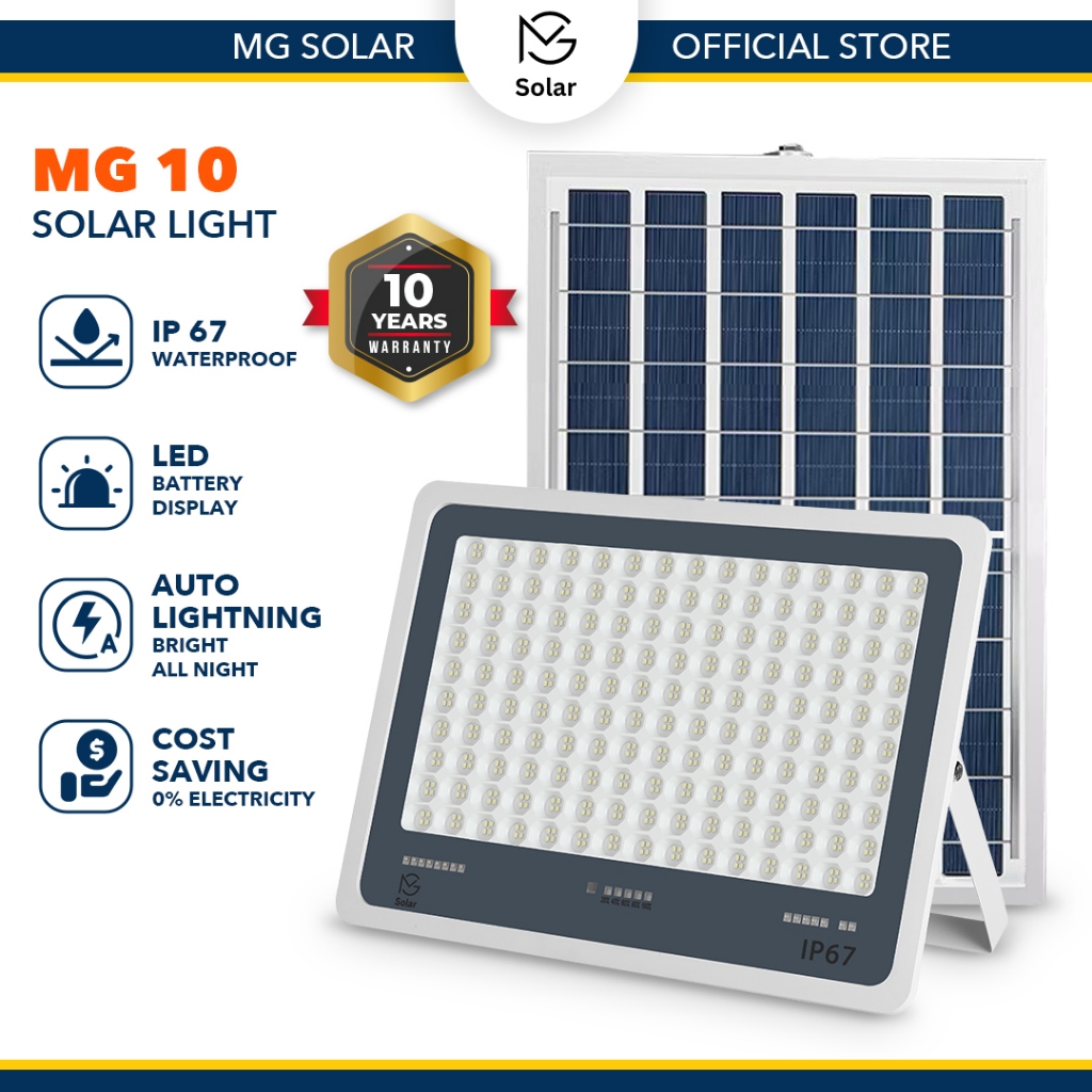 MG Lampu Solar Outdoor Waterproof Solar Light Outdoor Lighting 10 Year ...