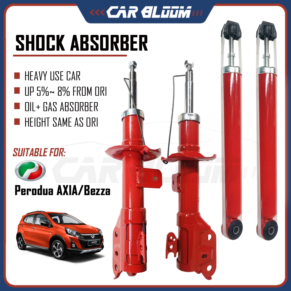 4pcs HEAVY DUTY GAS ABSORBER for Perodua Axia 14-22Y / Bezza 16-24Y ...