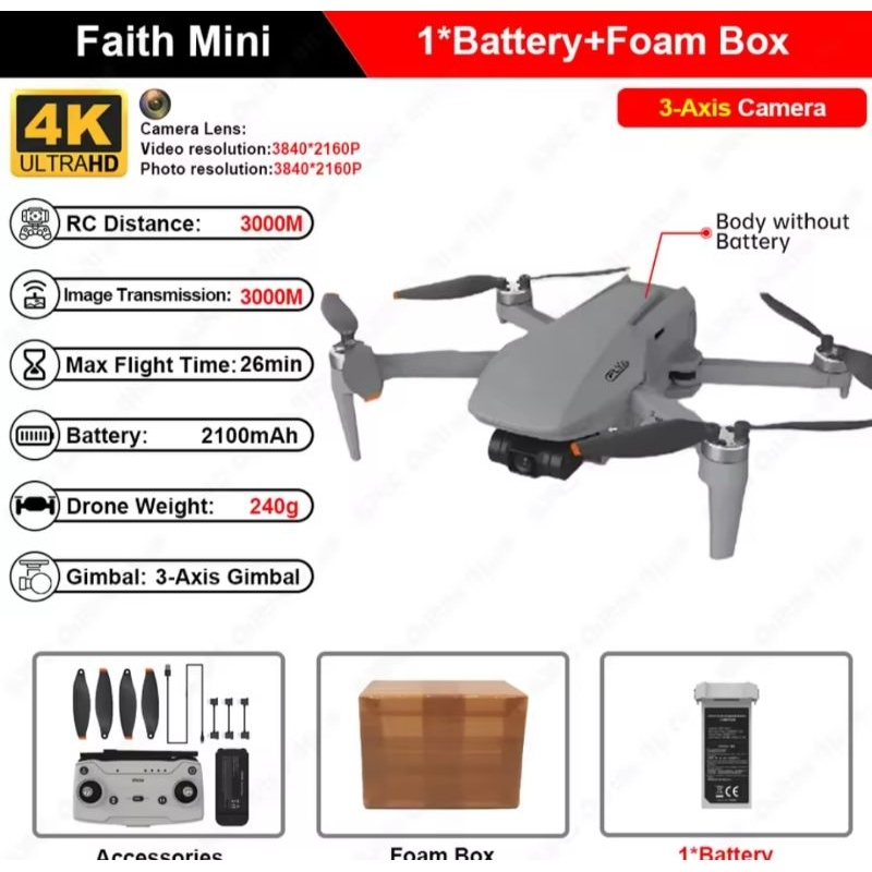 cfly faith mini 3km 3axis brushless gimbal | Shopee Malaysia