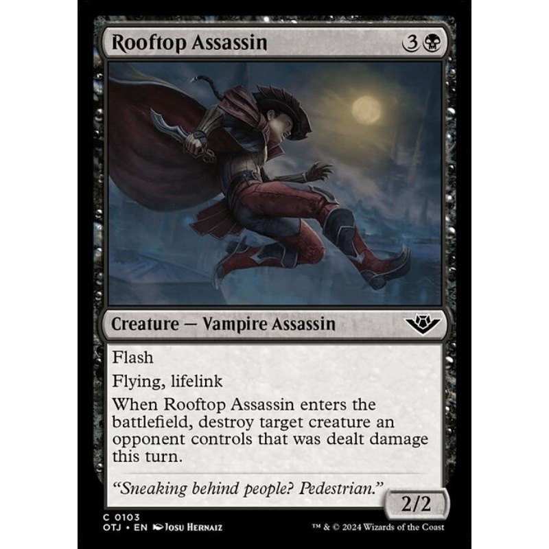 Magic the Gathering - Rooftop Assassin (OTJ ) | Shopee Malaysia