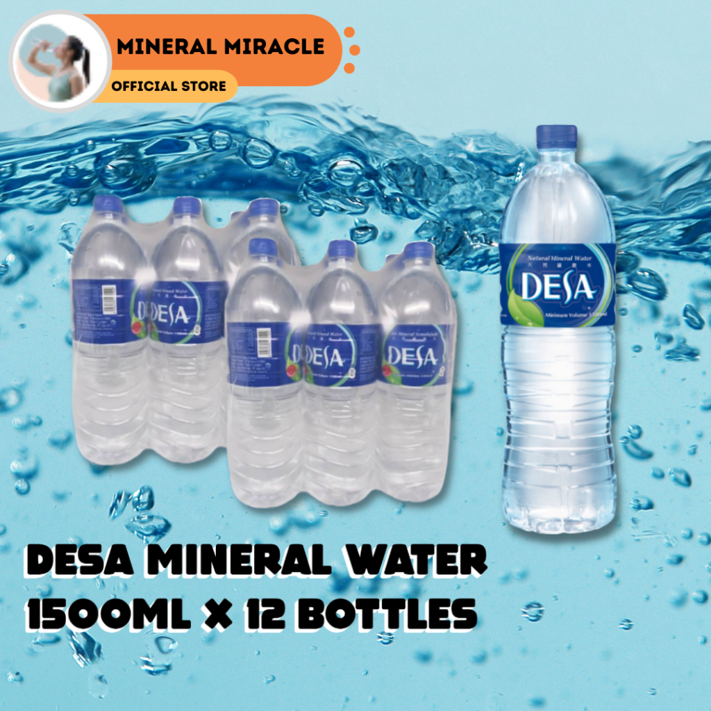 DESA Mineral Water (2 PACKS 1500ml x 6 Bottles) | Shopee Malaysia