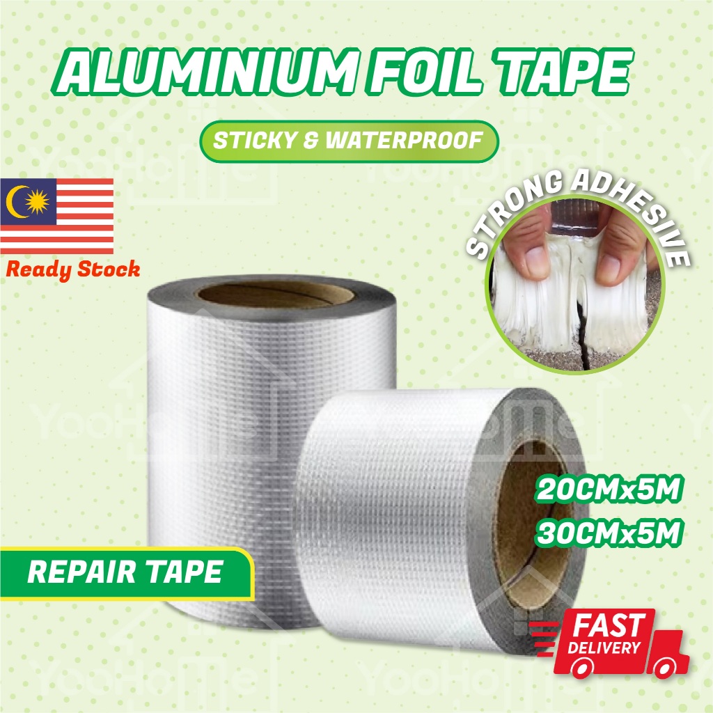 Aluminium Foil Waterproof Tape Big Size Self Adhesive Butyl Tape Crack ...