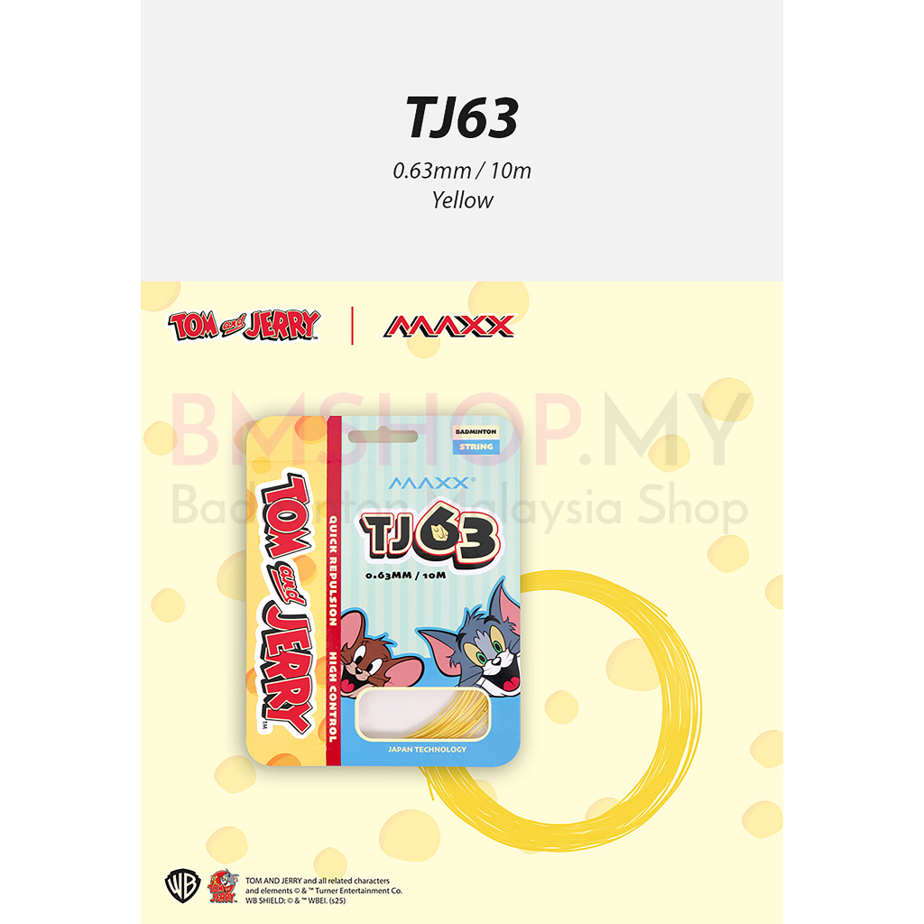 MAXX Badminton String Tom & Jerry TJ63 | Shopee Malaysia