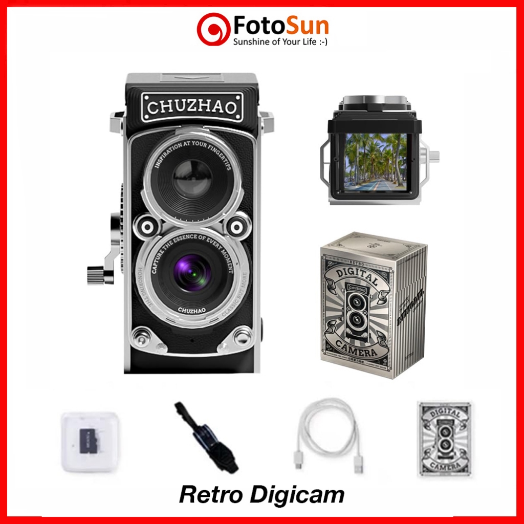 Chuzhao Retro Vintage Reflex Digicam CCD digital camera | Shopee Malaysia