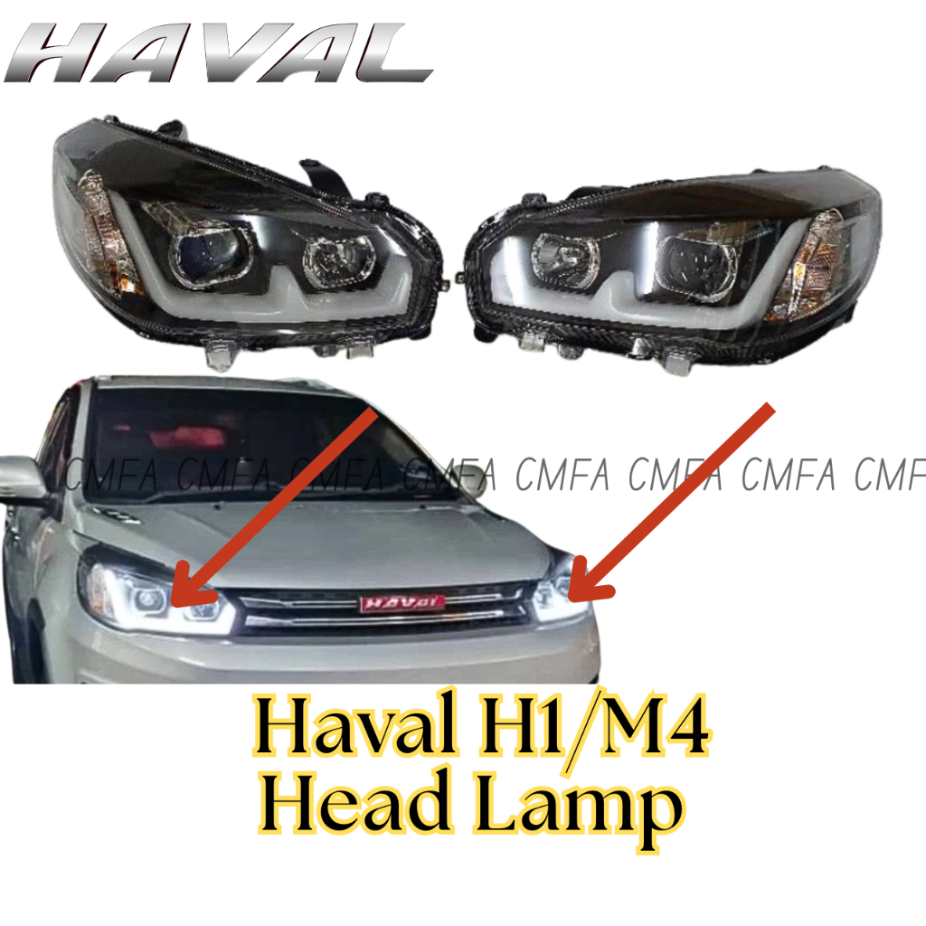 HAVAL M4 H1 Great Wall LED DRL Head Light Head Lamp Original Haval ...