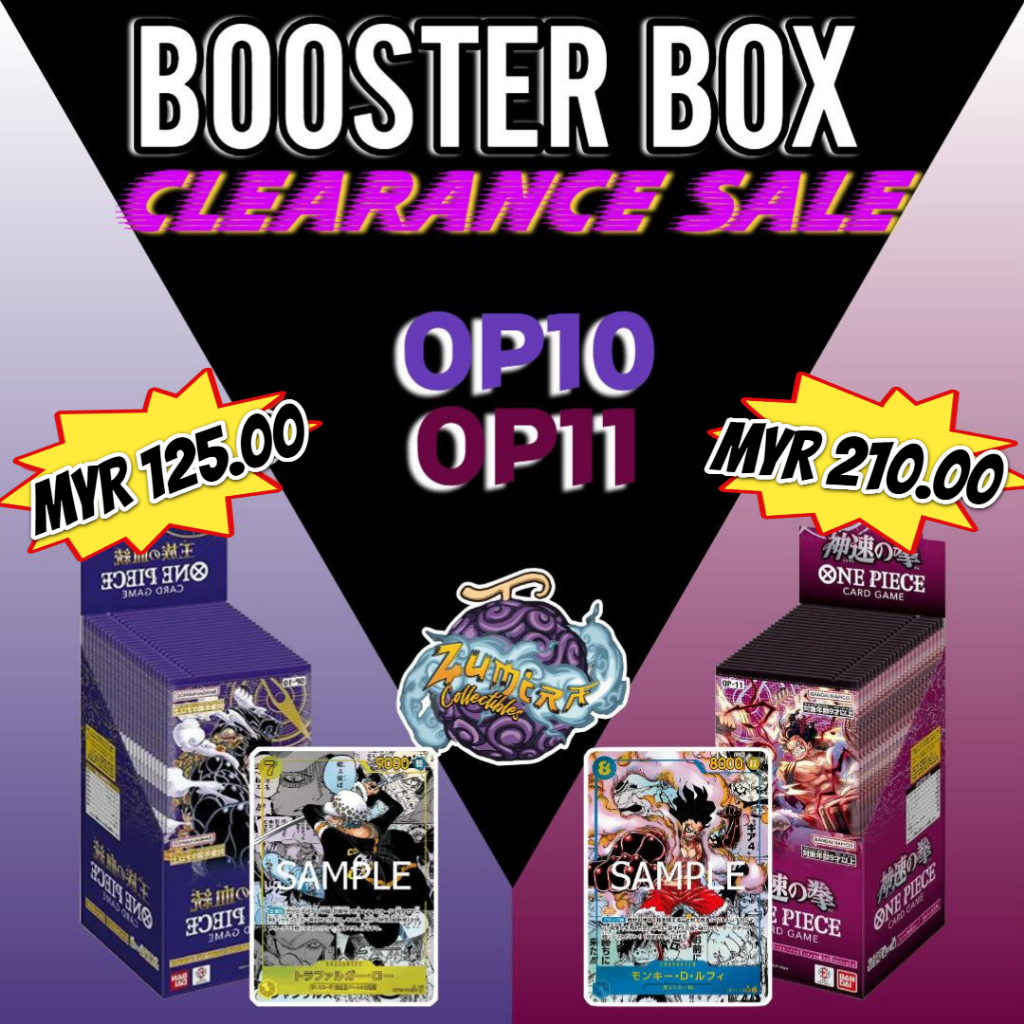 ONE PIECE TRADING CARD GAME - OP11 X OP10 BOOSTER BOX SALES (BOOSTER ...