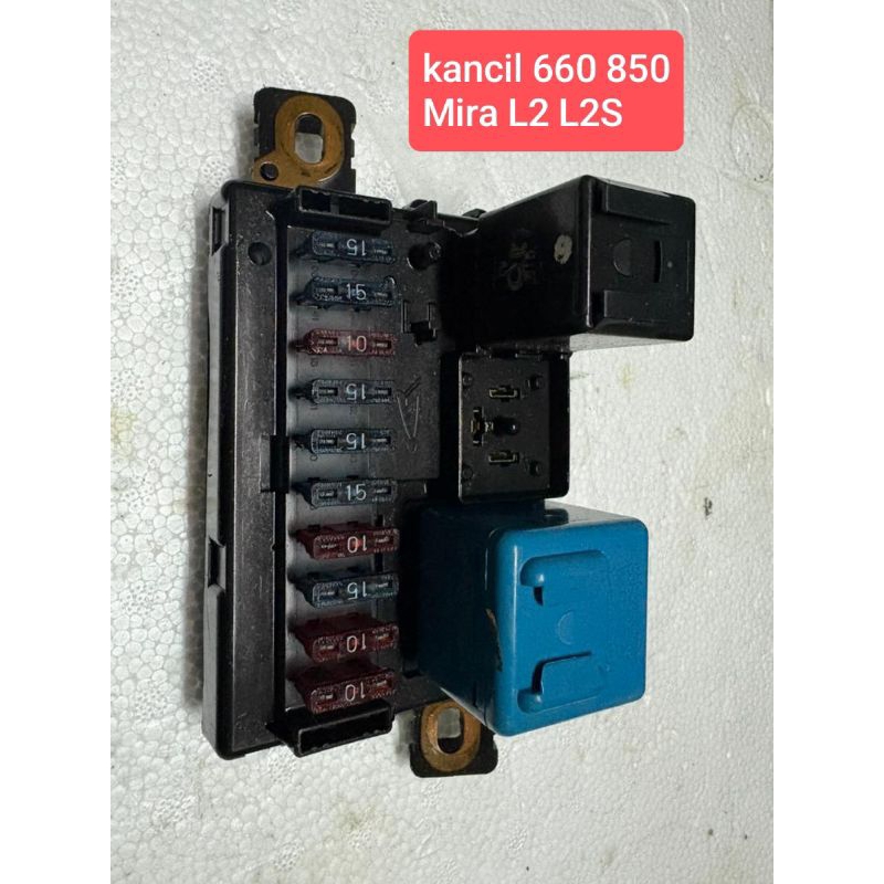 Kancil 850 660 daihatsu fuse box fusebox Mira L2 fius L2S dashboard ...