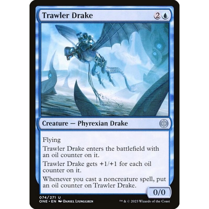 Magic the Gathering - Trawler Drake (ONE ) | Shopee Malaysia