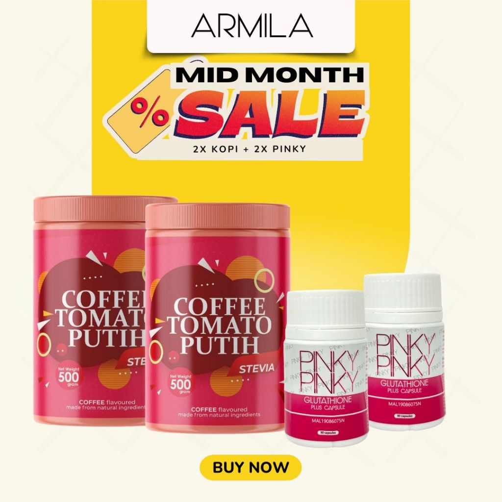 KAK ELL HQ - 2X BOTOL KOPI TOMATO PUTIH 2X BOTOL PINKY PINKY KAK ELL ...