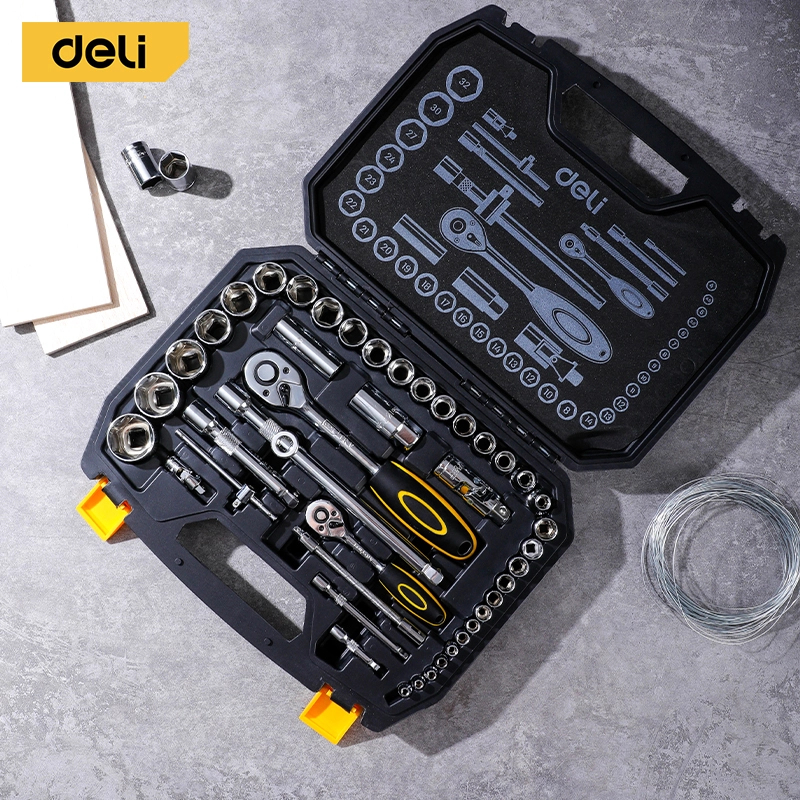 Deli Socket Sets | 1/2" & 3/4" Drive | Chrome Vanadium Steel | Quick ...