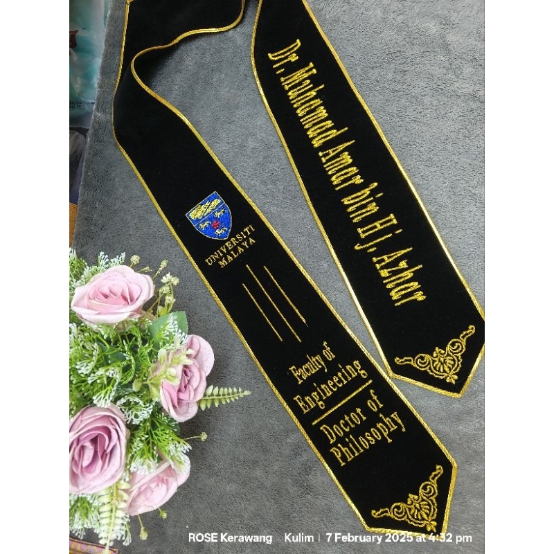 SELEMPANG GRADUASI dan BEAUTY PEGEANT.(PRINT/SULAM) | Shopee Malaysia