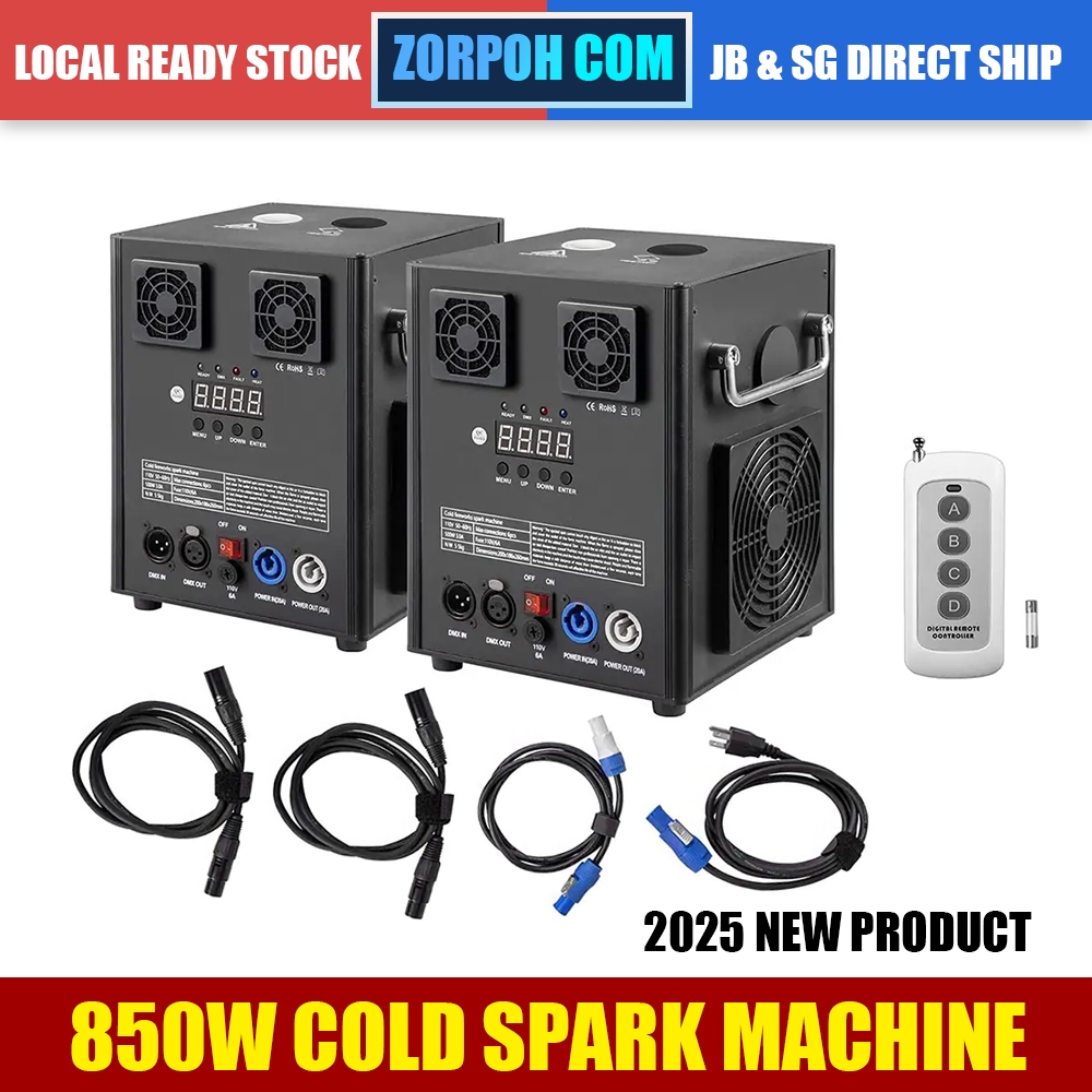 [Ready Stock] 850W 750W Cold Spark Machine/Cold Fireworks Machine DMX ...