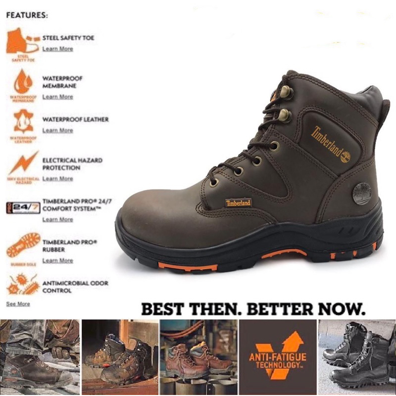 Best Edition Men’s Superb Heavy Duty Industrial Midcut Laces Cowhide ...