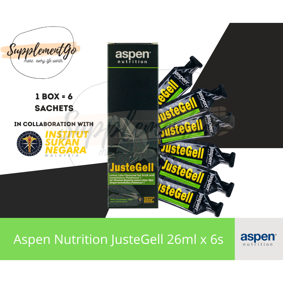 Aspen Nutrition JusteGell - Energy Gel | Shopee Malaysia