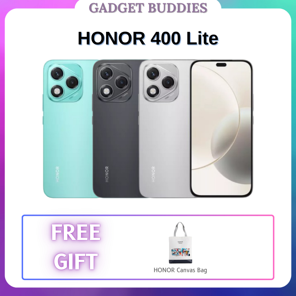 (Ready Stock) Honor 400 Lite 5G (12GB Ram + 256GB Rom) MediaTek Dimensty 7025-Ultra | 52300mAh ...