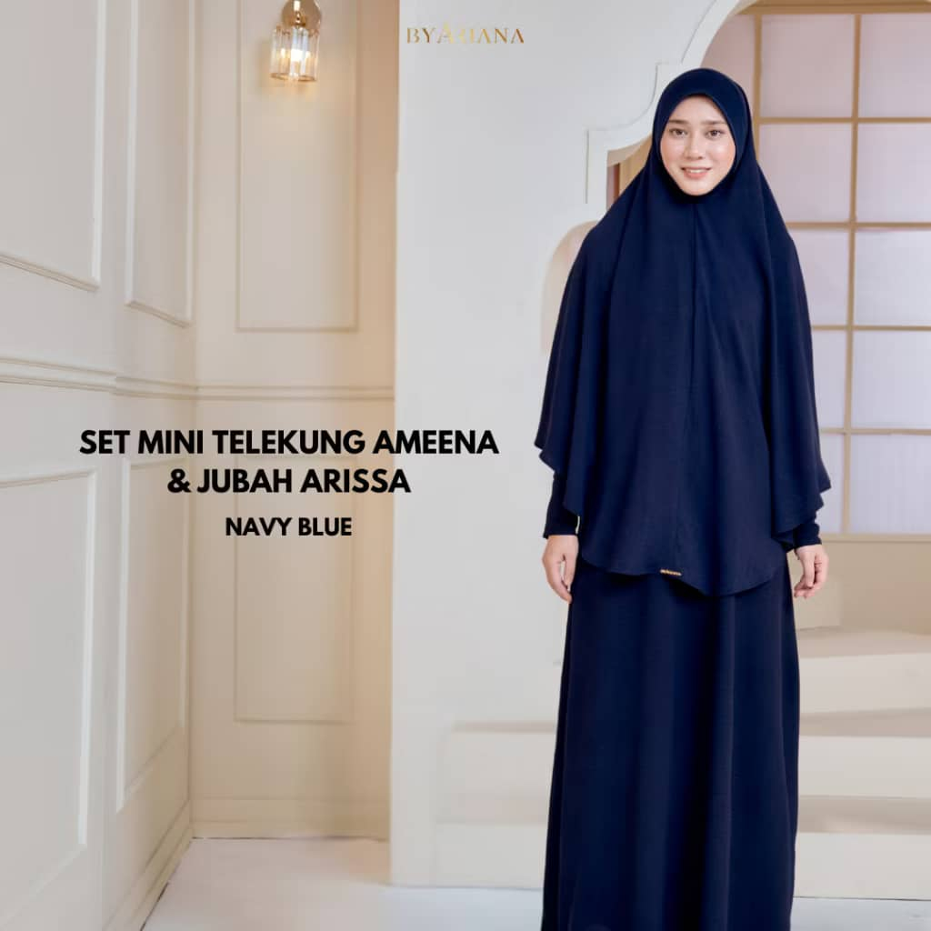 ByAriana Set Ameena Mini Telekung & Jubah Arissa | Shopee Malaysia