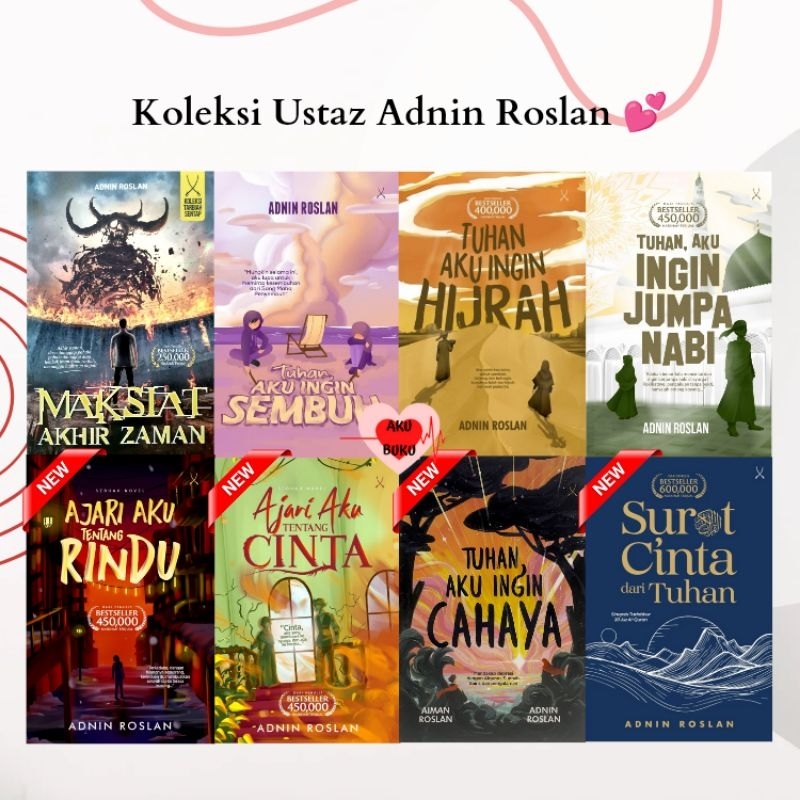 Koleksi Buku Ustaz Adnin Roslan | Shopee Malaysia
