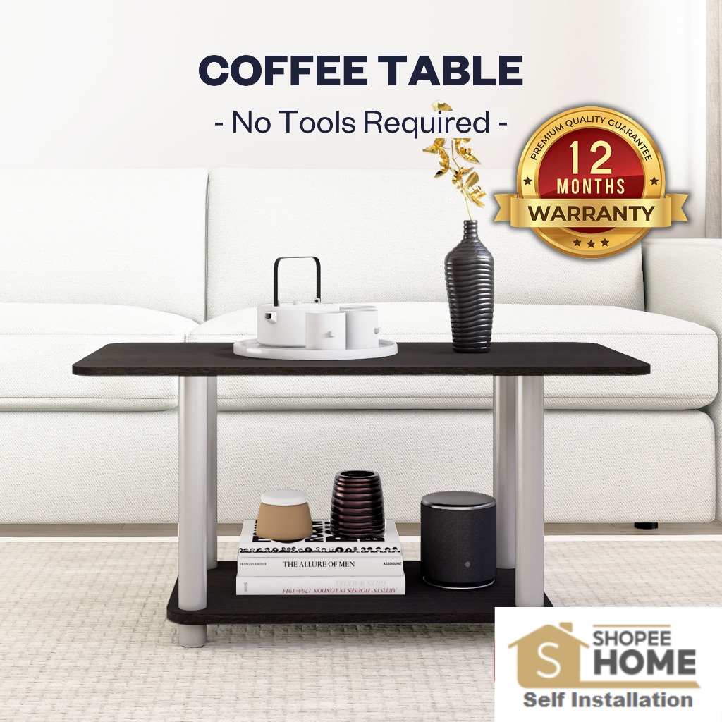 Meja Kopi/Coffee Table Flexipole No Tools Required/Meja Kopi/Side Table ...